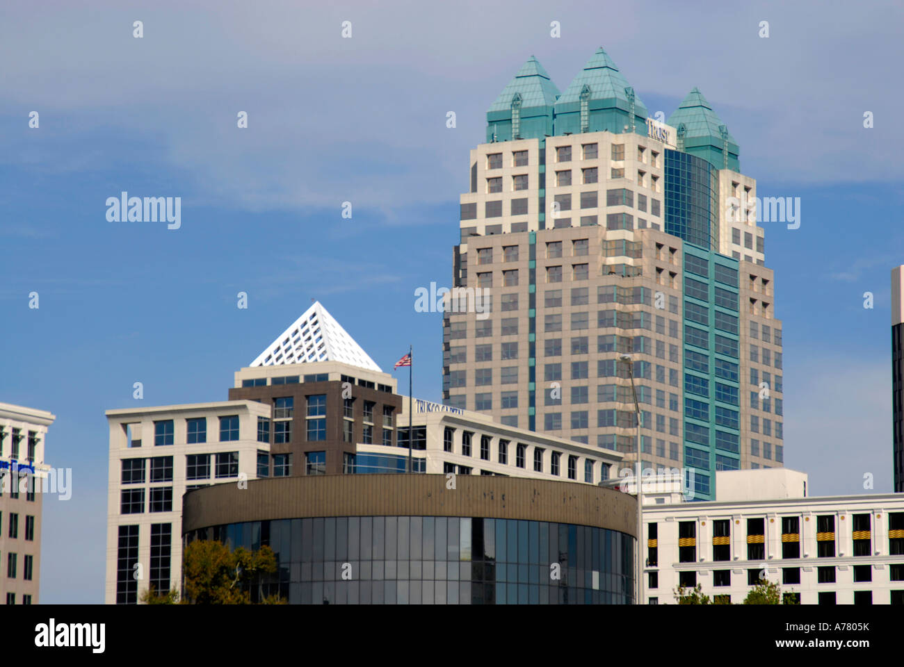 Skyline of Orlando Florida Stock Photo - Alamy