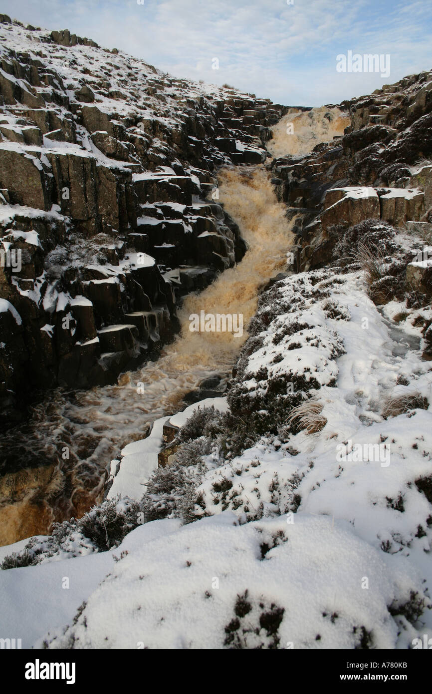 Cauldron Snout Waterfall, Teesdale, Co. Durham Stock Photo - Alamy