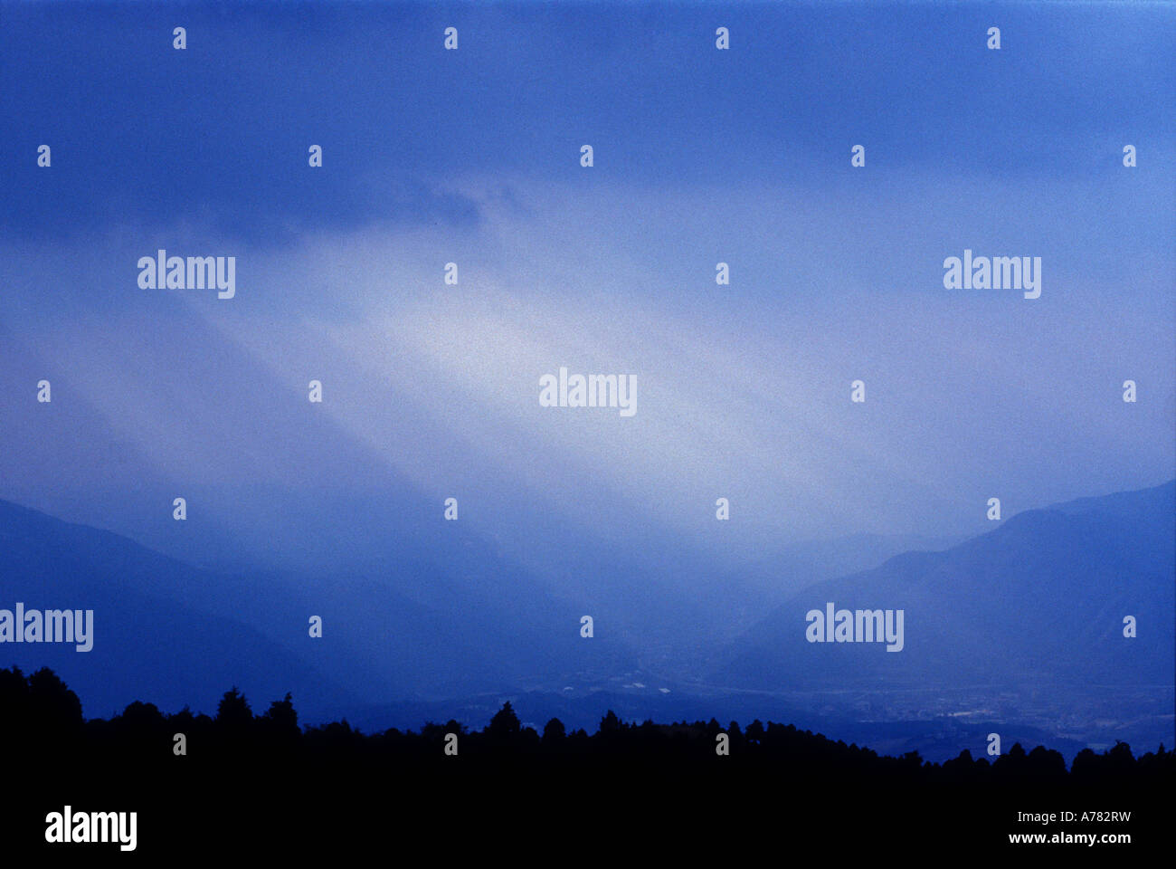 Sky at Sunset Kyushu island Japan Stock Photo - Alamy