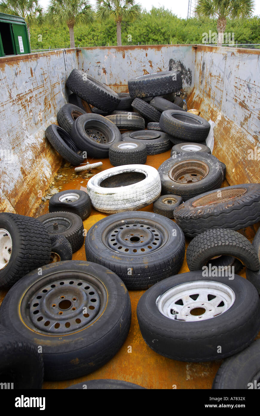 Reduce Reuse Recycle automobile tires Stock Photo - Alamy
