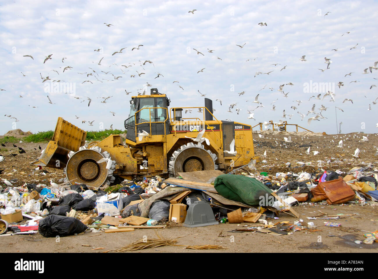 Reduce Reuse Recycle Landfill Stock Photo - Alamy