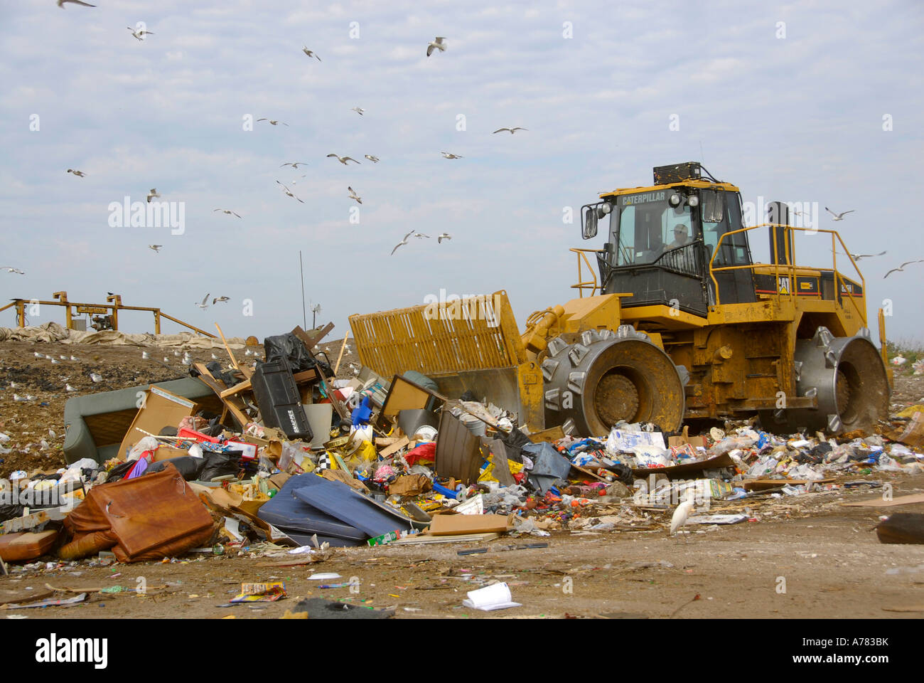Reduce Reuse Recycle Landfill Stock Photo - Alamy