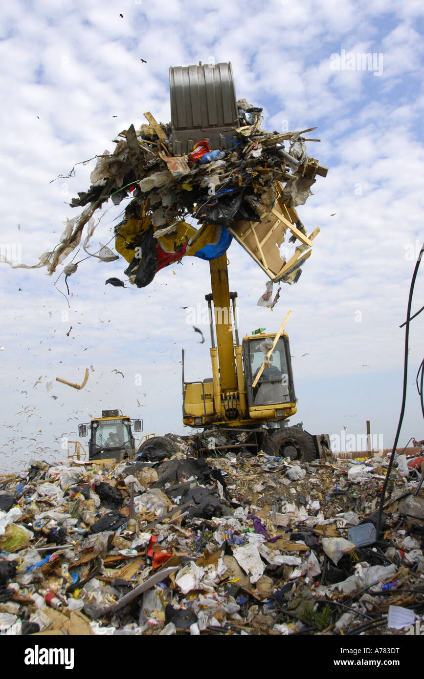 Reduce Reuse Recycle Landfill Stock Photo - Alamy