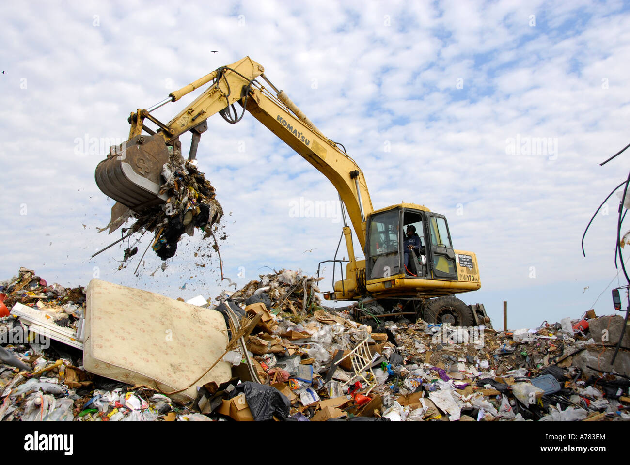 Reduce Reuse Recycle Landfill Stock Photo - Alamy