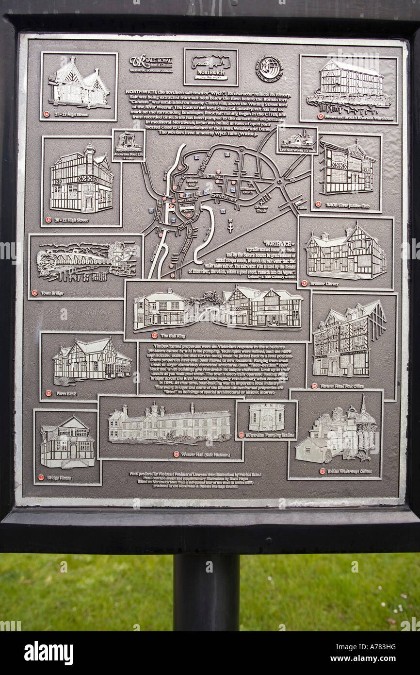 Northwich map hi-res stock photography and images - Alamy