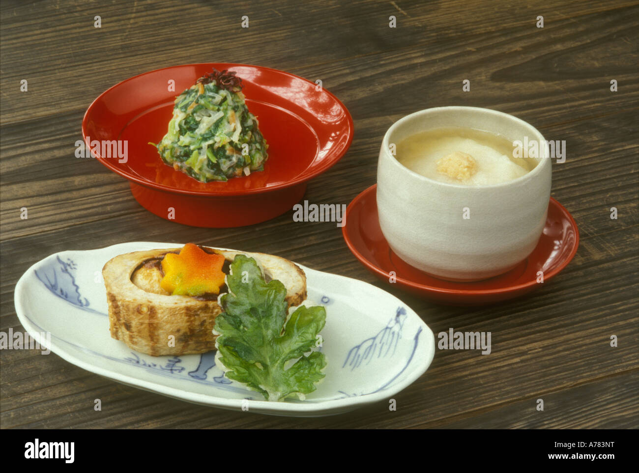 Shojin ryori vegetable cuisine Kyoto Japan Stock Photo - Alamy