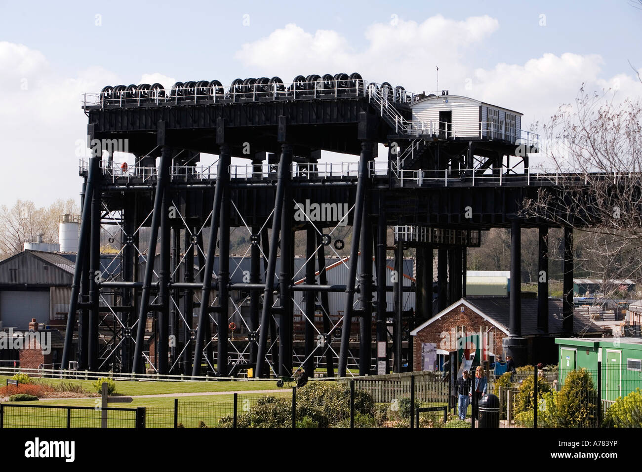 UK Cheshire Vale Royal Northwich Anderton Lift between Trent and Mersey ...