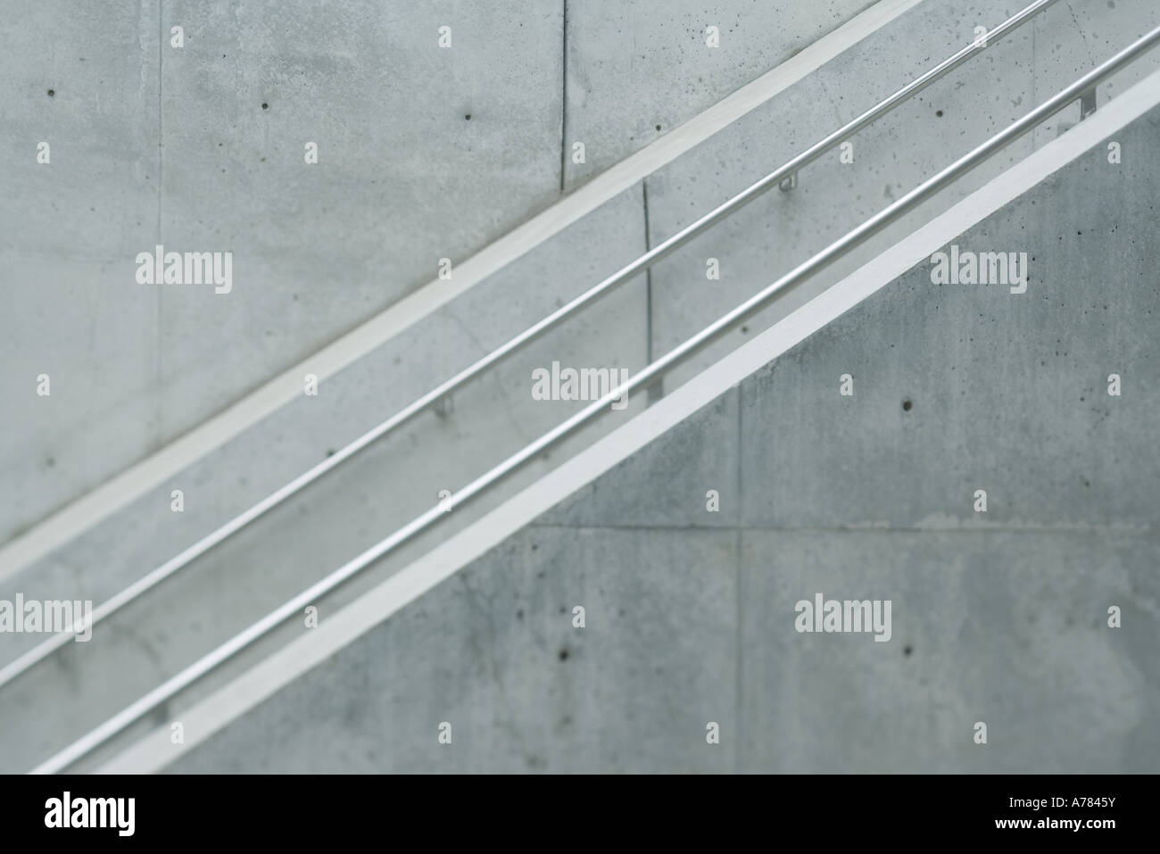 Architectural detail, side view of staircase Stock Photo - Alamy