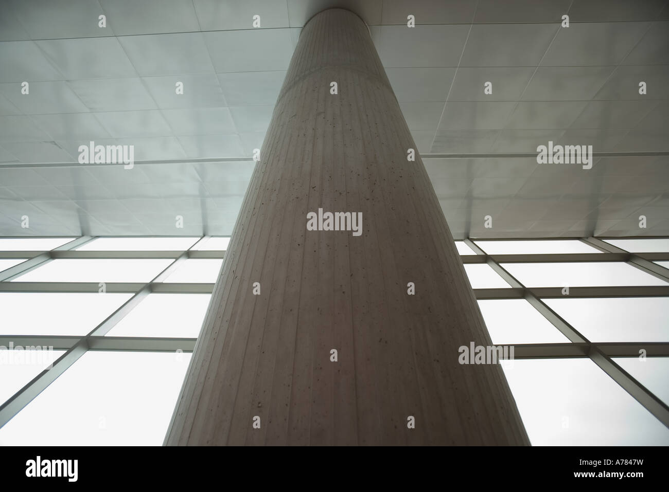 Architectural view of column and windows Stock Photo - Alamy