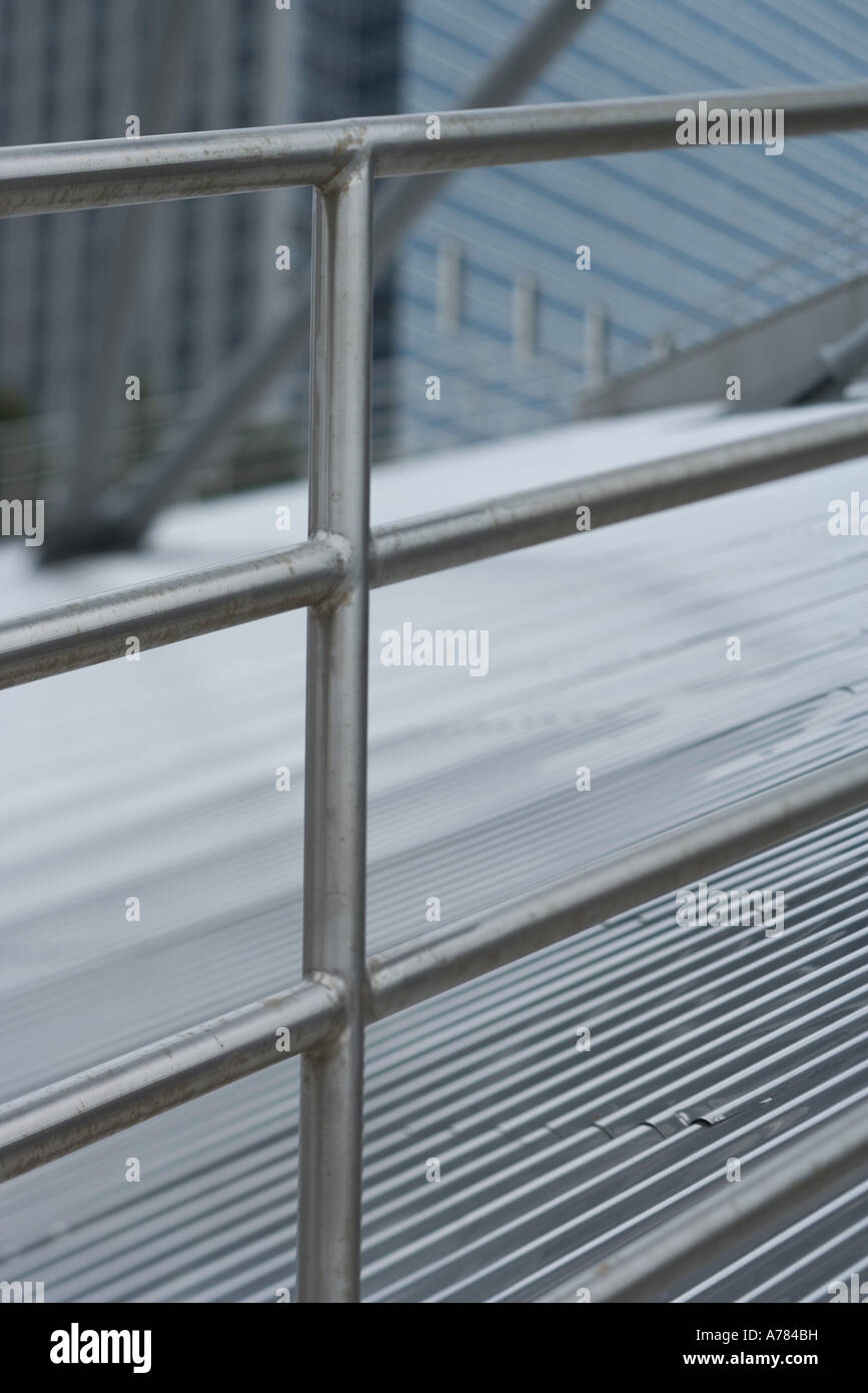 Architectural detail, metal railing Stock Photo - Alamy