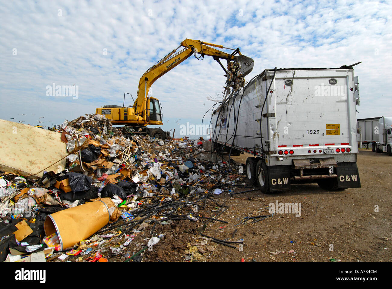Reduce Reuse Recycle Landfill Stock Photo - Alamy