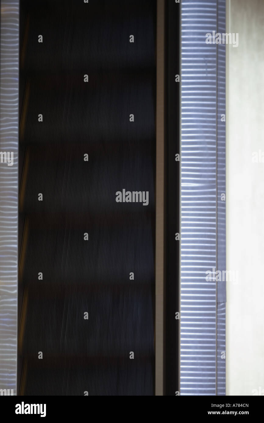 Escalator, close-up of steps Stock Photo - Alamy
