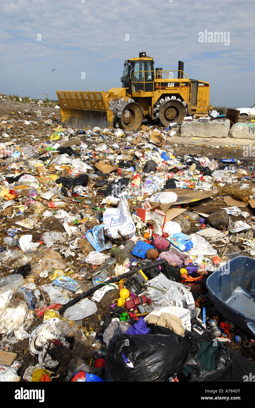 Reduce Reuse Recycle Landfill Stock Photo - Alamy