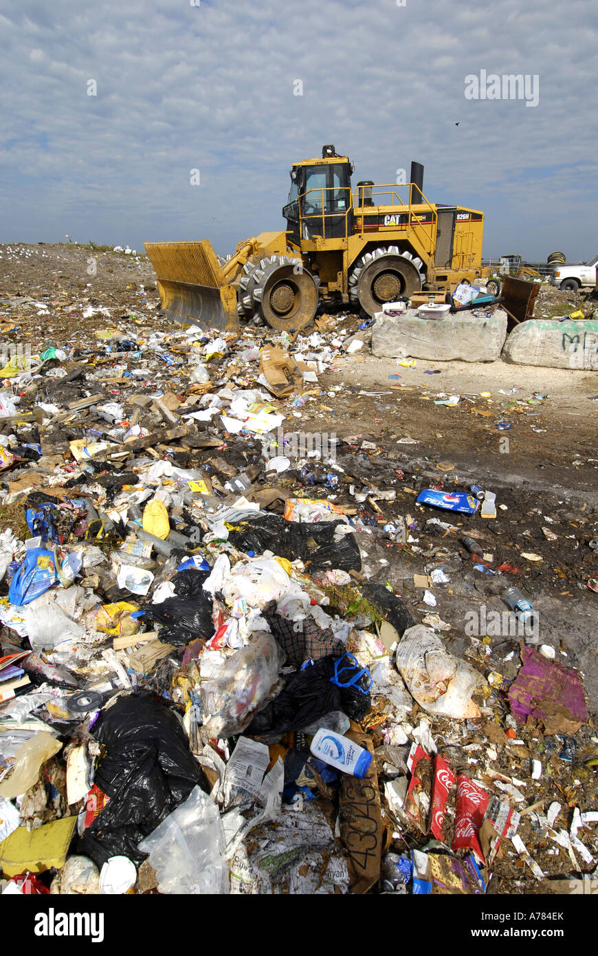 Reduce Reuse Recycle Landfill Stock Photo - Alamy