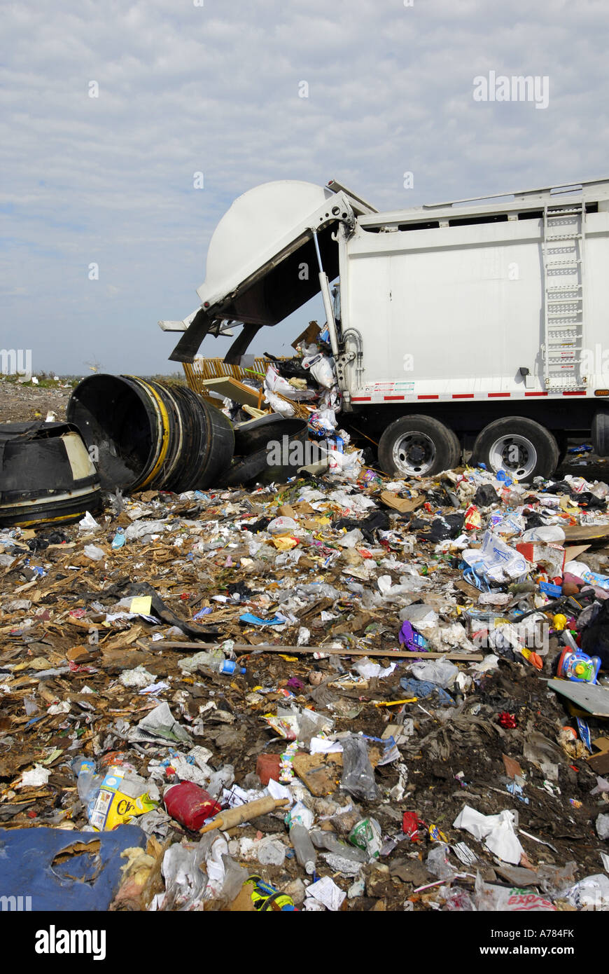 Reduce Reuse Recycle Landfill Stock Photo - Alamy