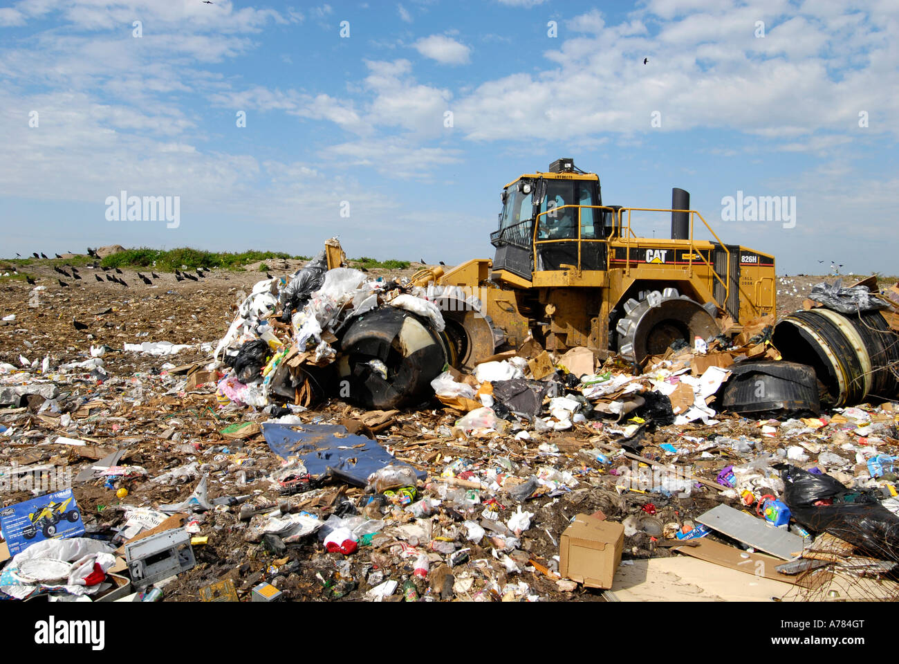 Reduce Reuse Recycle Landfill Stock Photo - Alamy