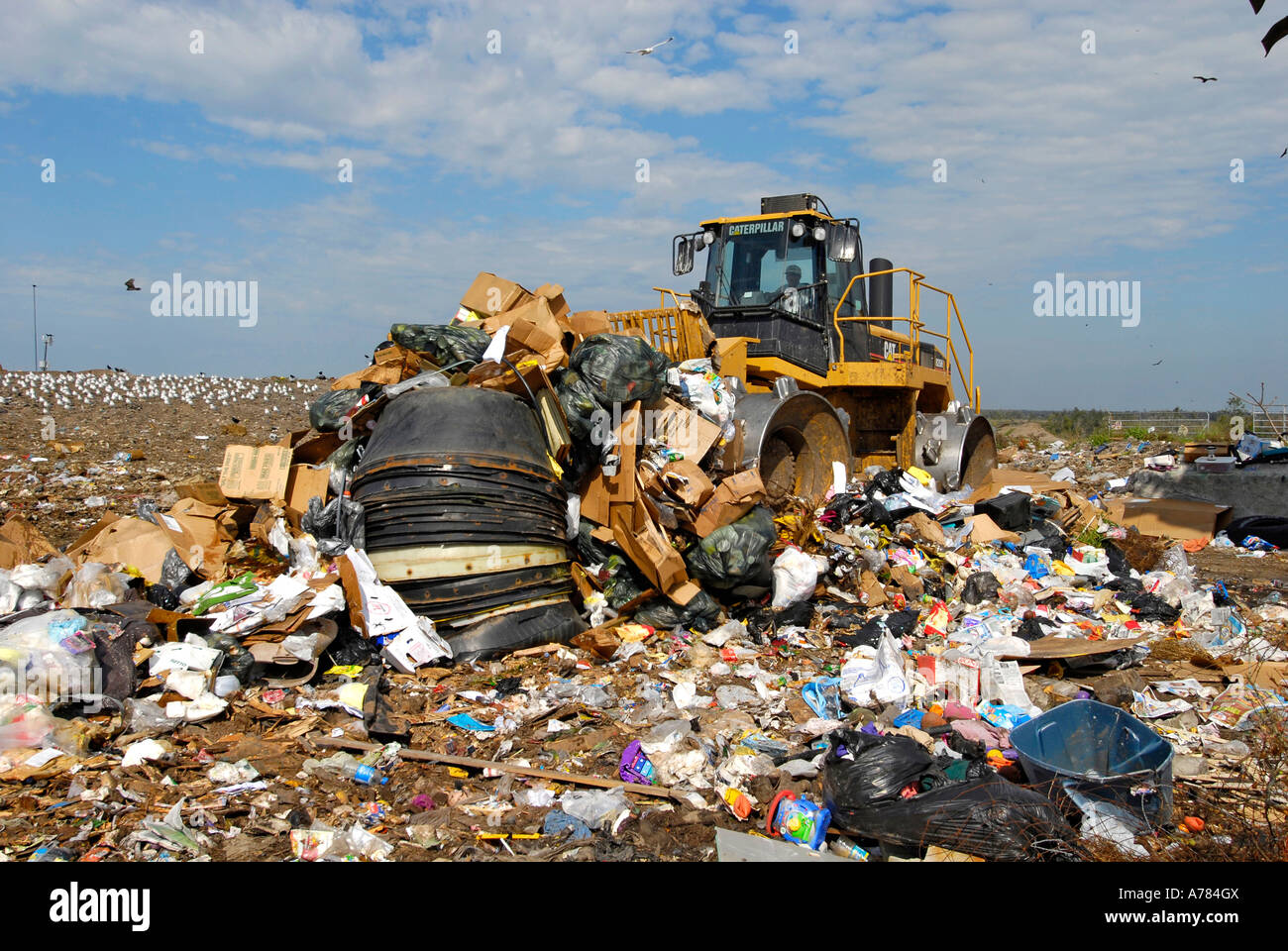 Reduce Reuse Recycle Landfill Stock Photo - Alamy