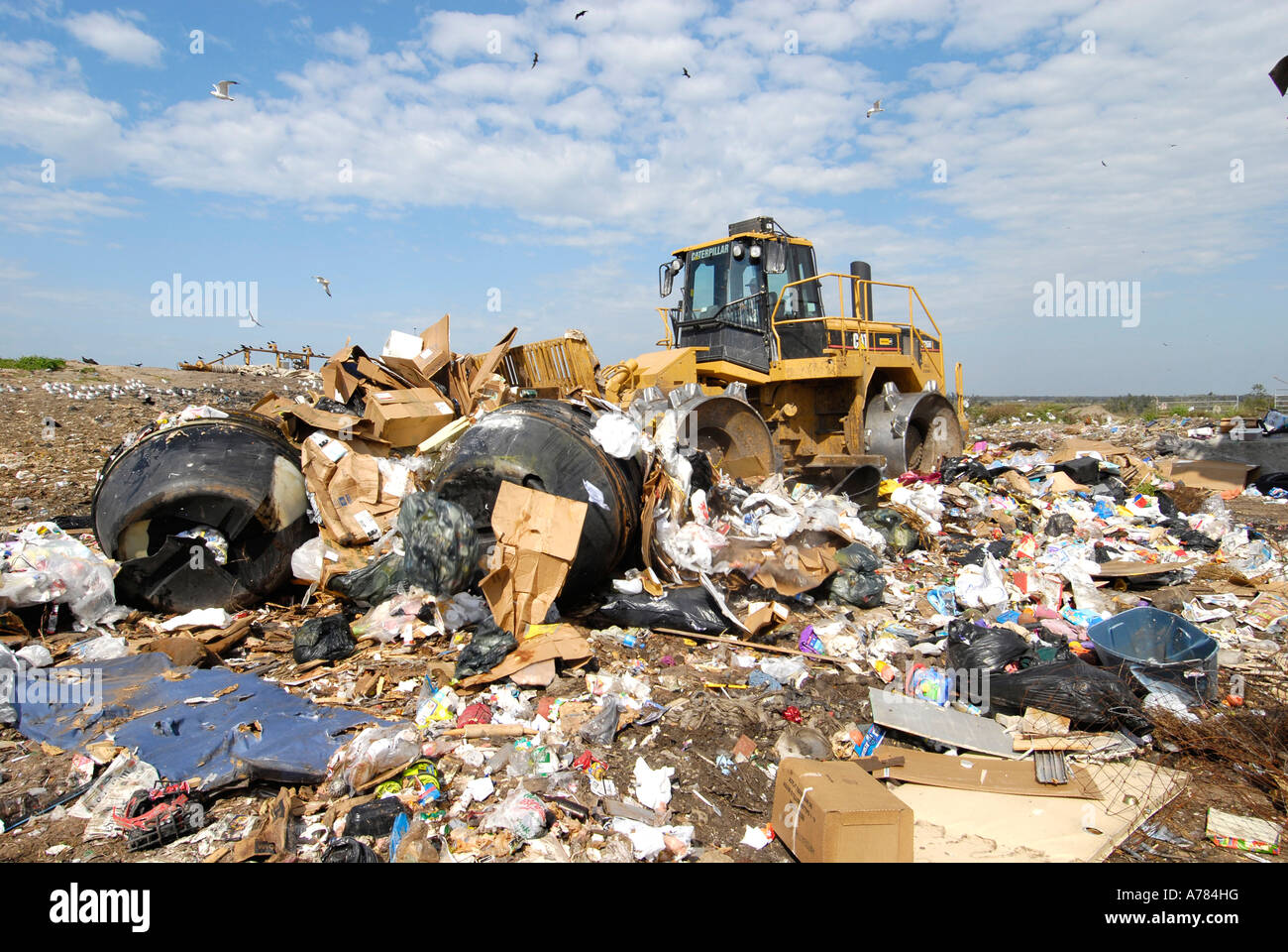 Reduce Reuse Recycle Landfill Stock Photo - Alamy