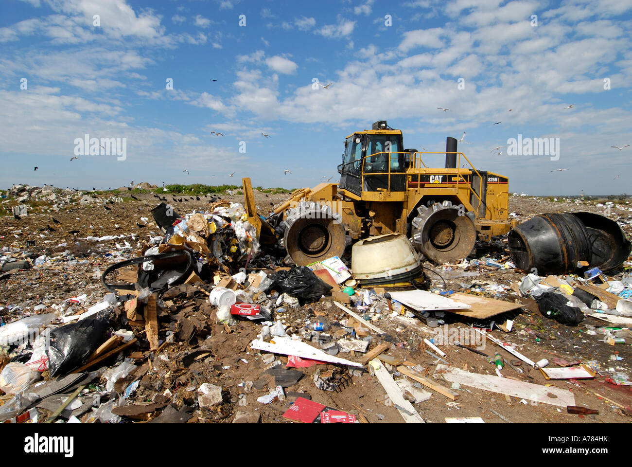 Reduce Reuse Recycle Landfill Stock Photo - Alamy