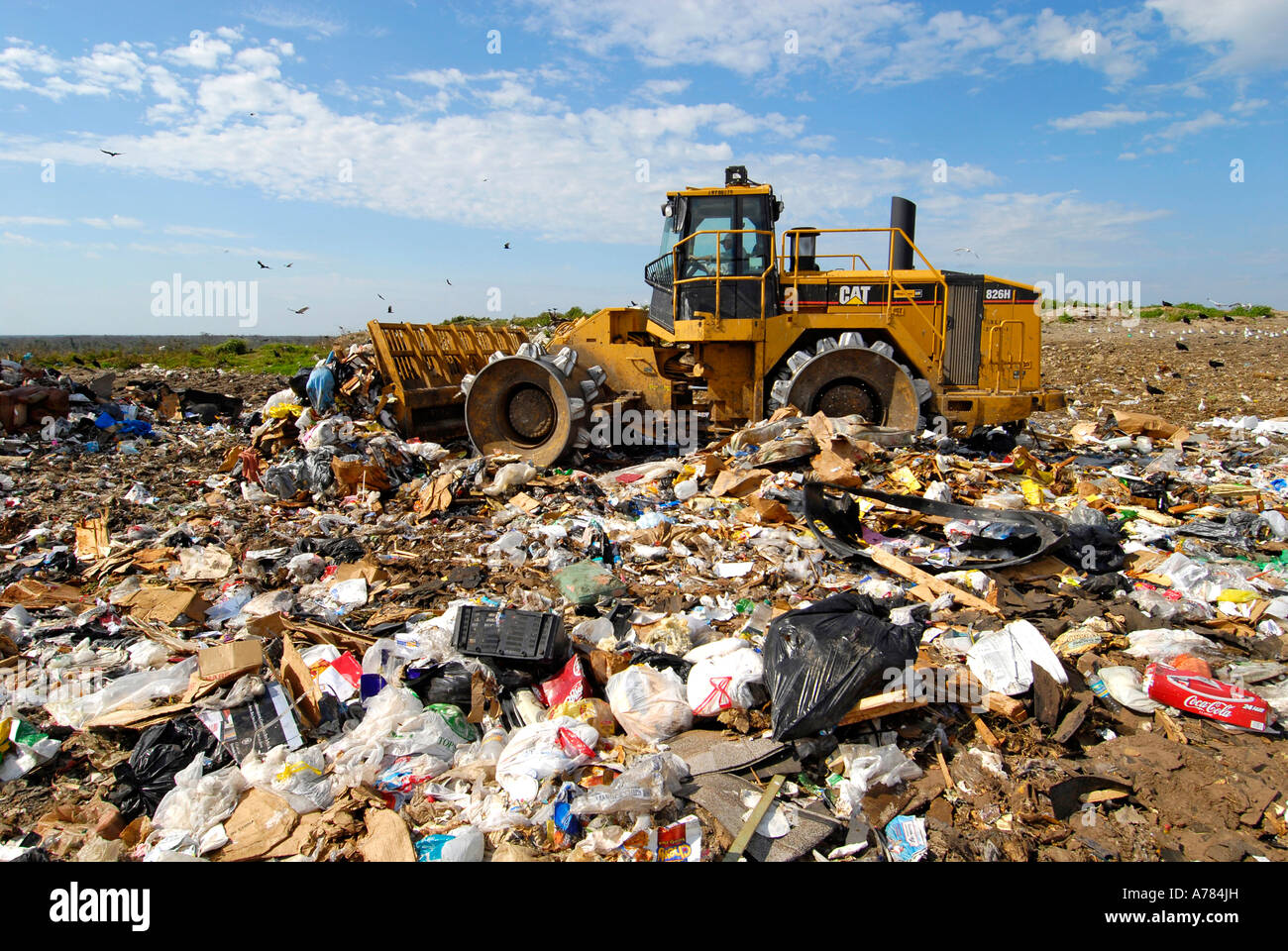 Reduce Reuse Recycle Landfill Stock Photo - Alamy