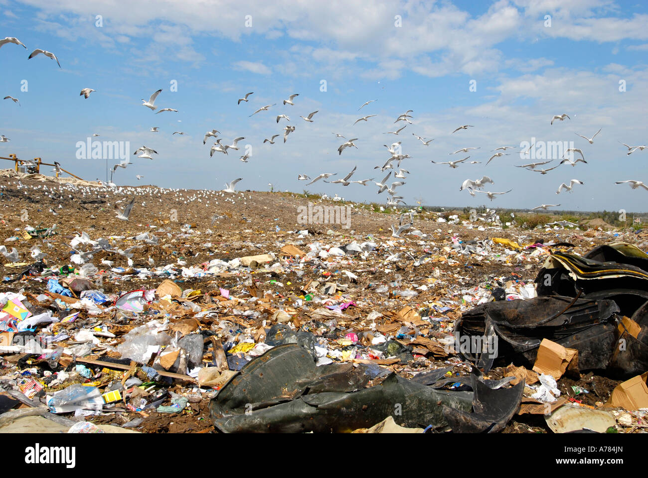 Reduce Reuse Recycle Landfill Stock Photo - Alamy