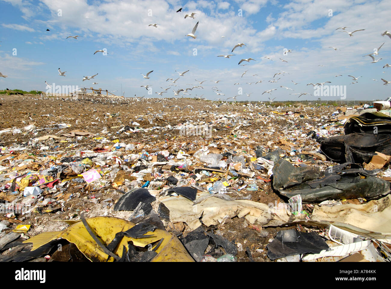 Reduce Reuse Recycle Landfill Stock Photo - Alamy