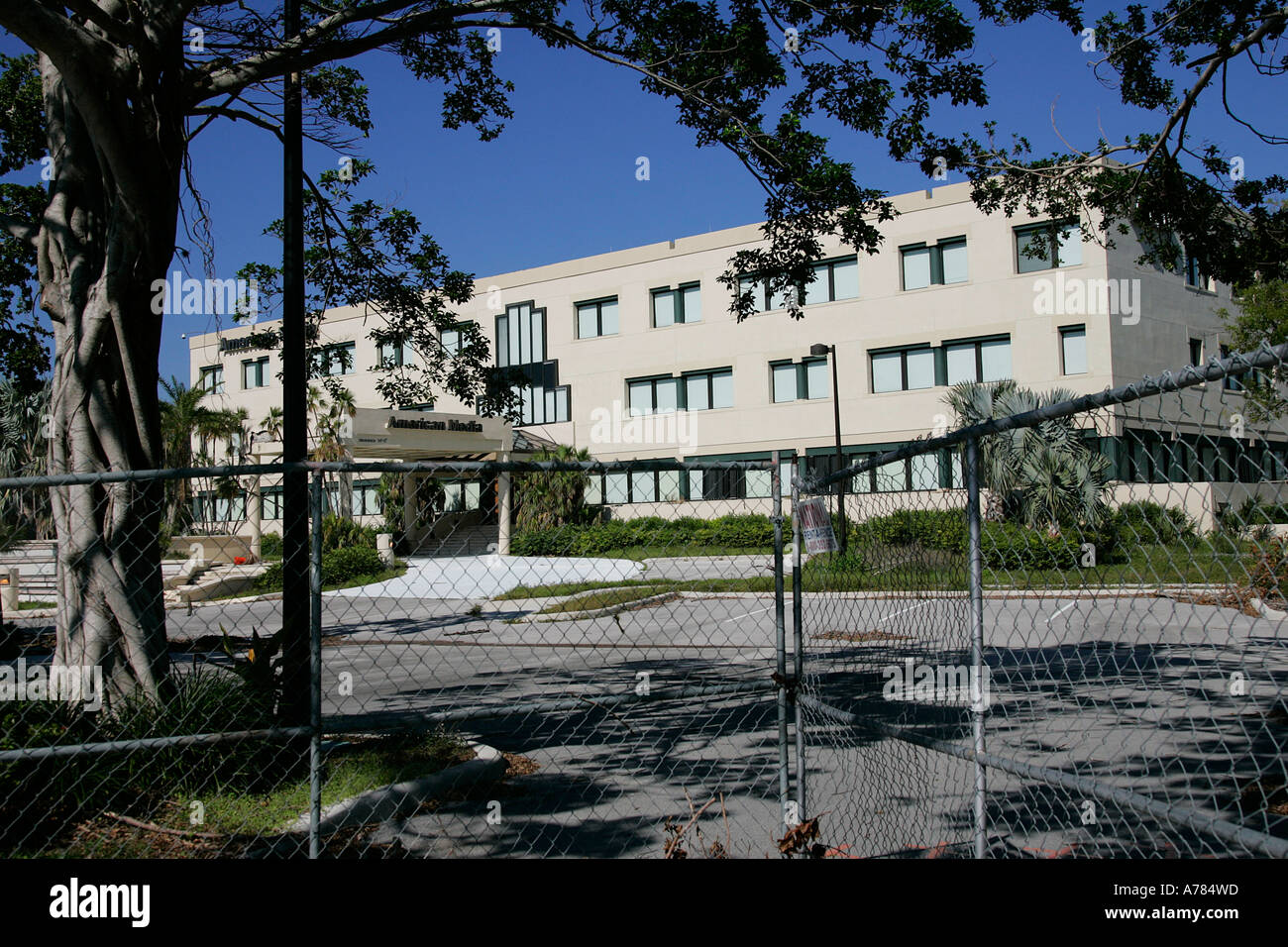 Anthrax problem attack terror terrorism poison media centre Boca Raton ...