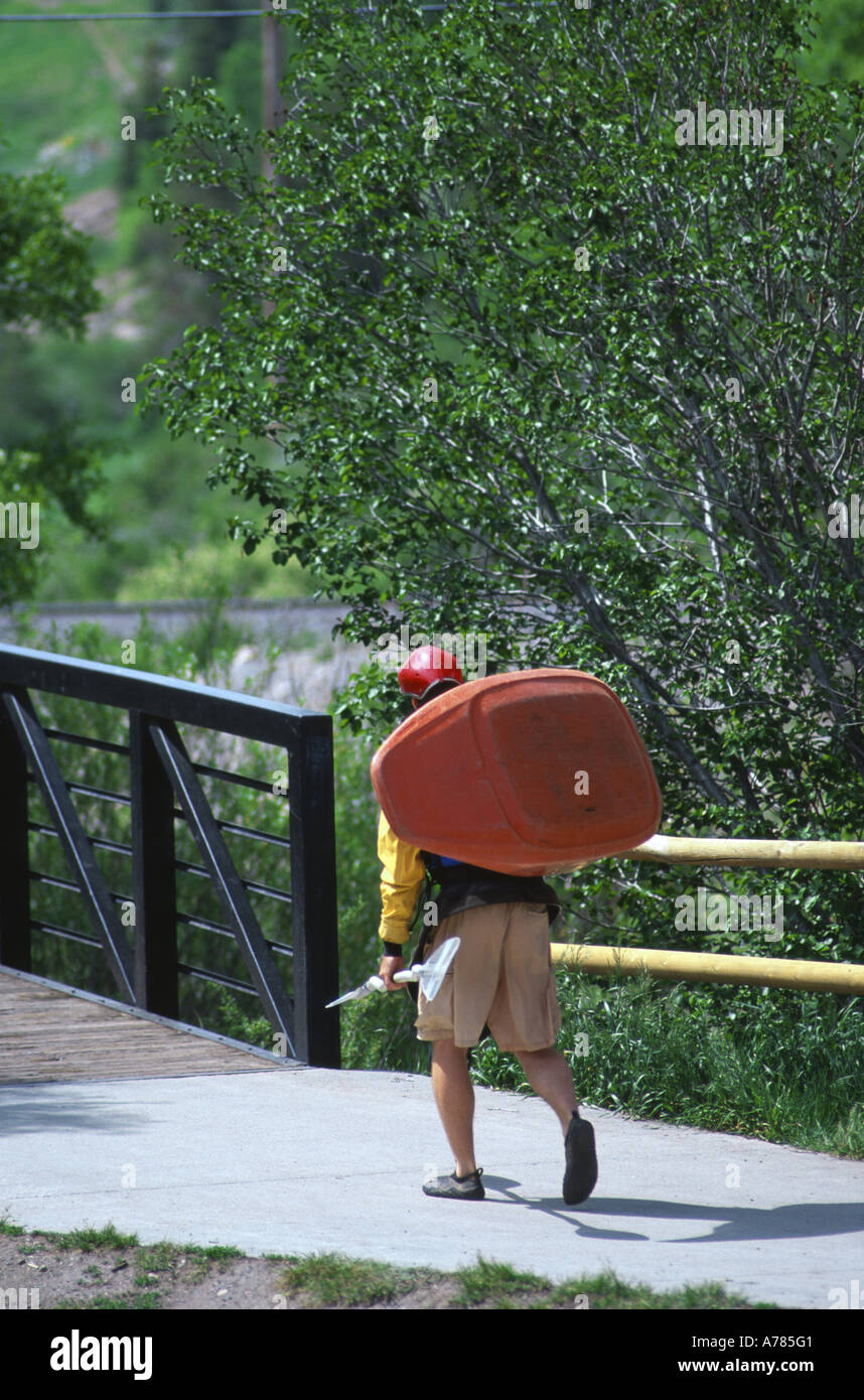 Man kayaking springs hi-res stock photography and images - Alamy