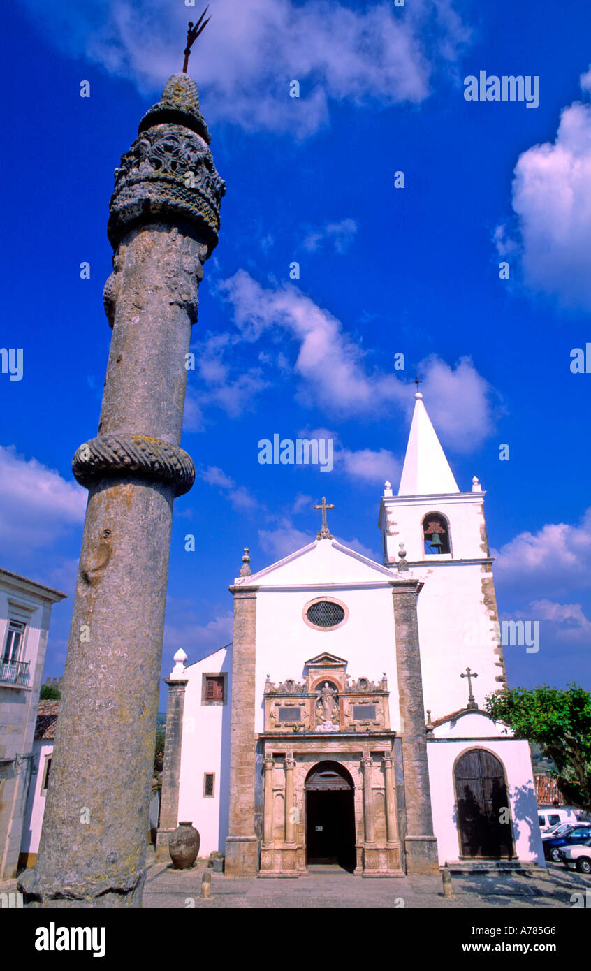 Portugal obidos igreja de santa maria hi-res stock photography and ...