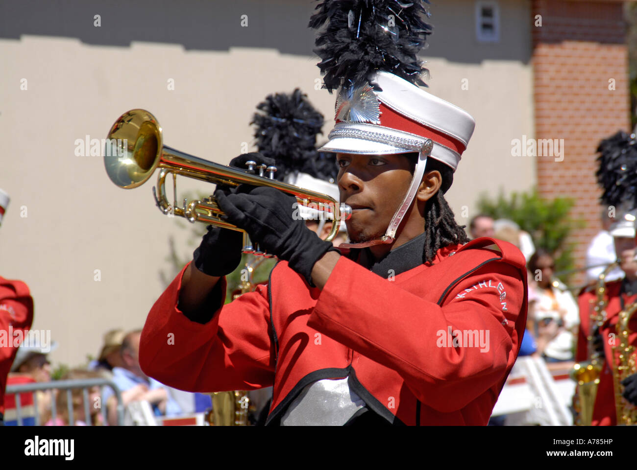High School Marching Bands Participate in Strawberry Festival Parade ...
