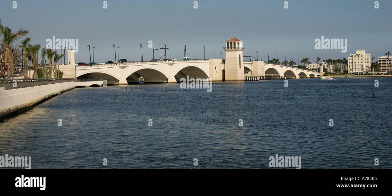 Palm Beach county drawbridge intercostal waterway building new modern ...
