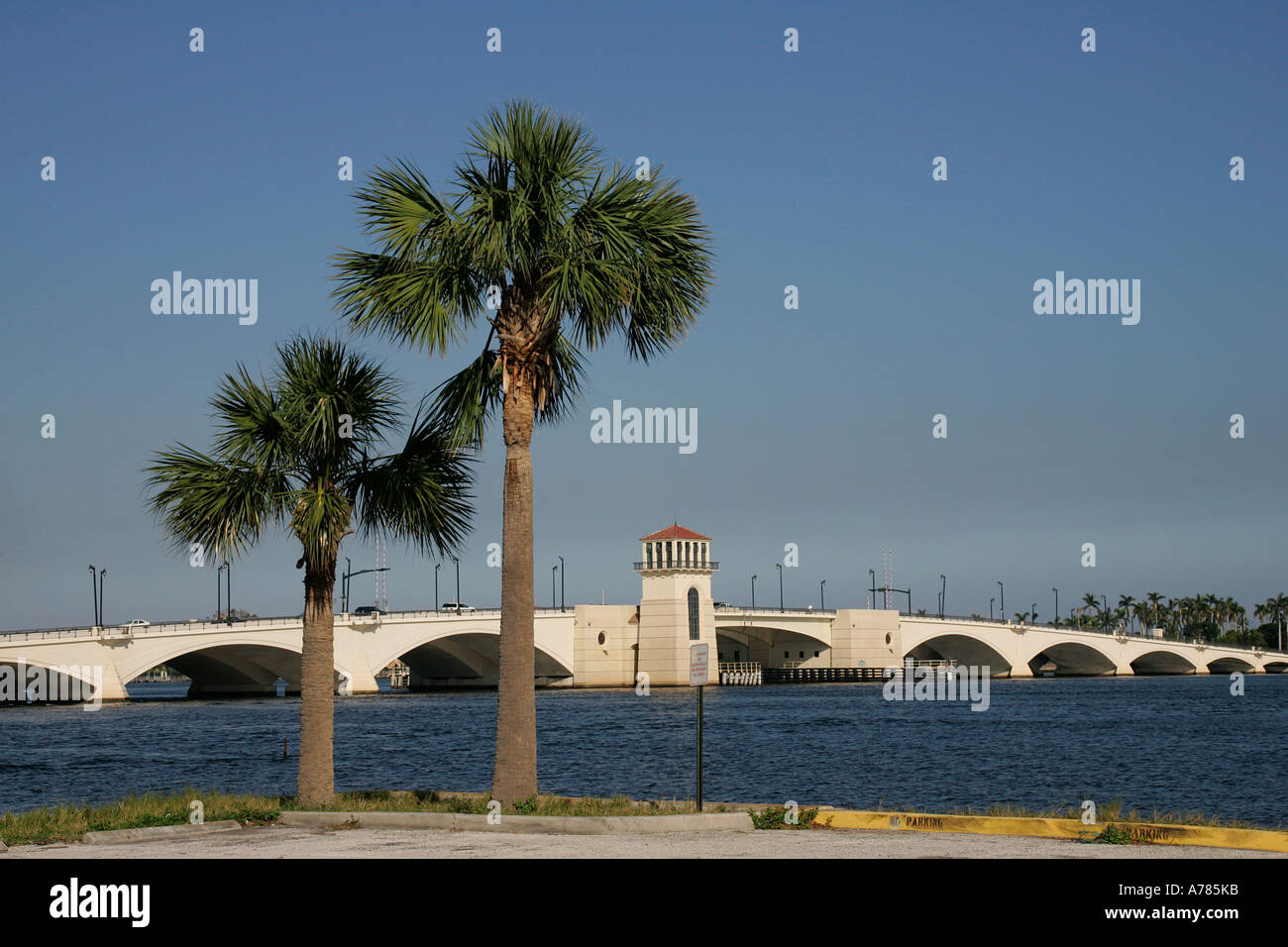 Palm Beach county drawbridge intercostal waterway building new modern ...