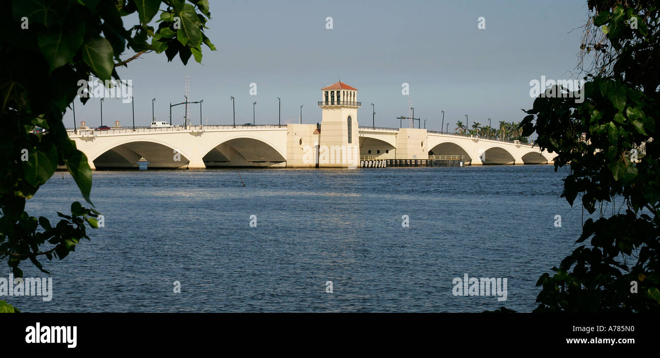 Palm Beach county drawbridge intercostal waterway building new modern ...