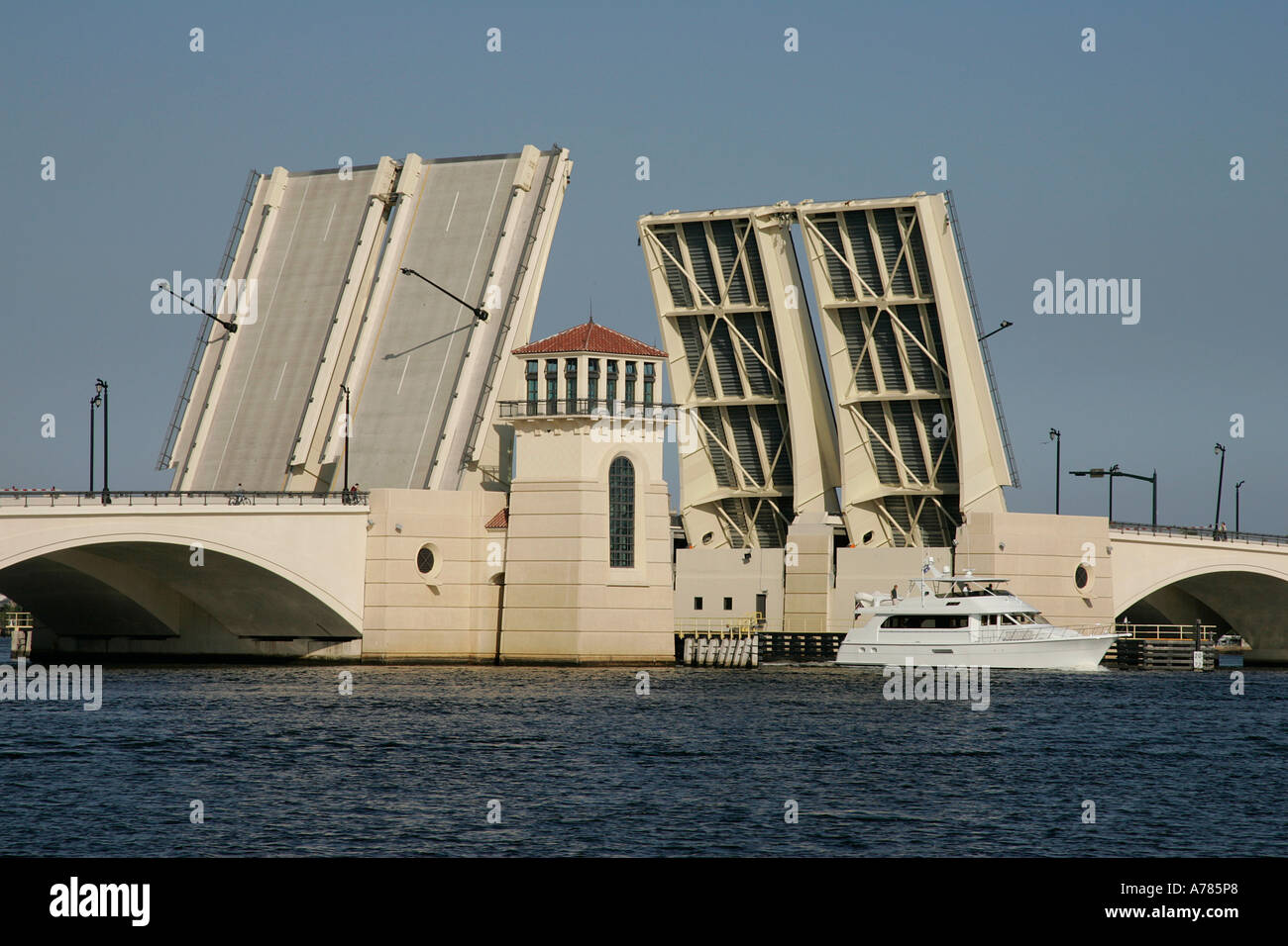 Palm Beach county drawbridge intercostal waterway building new modern ...