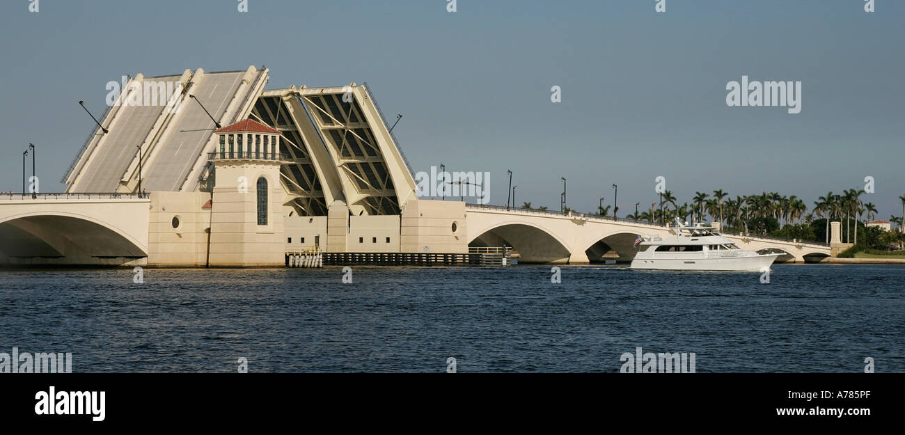 Palm Beach county drawbridge intercostal waterway building new modern ...