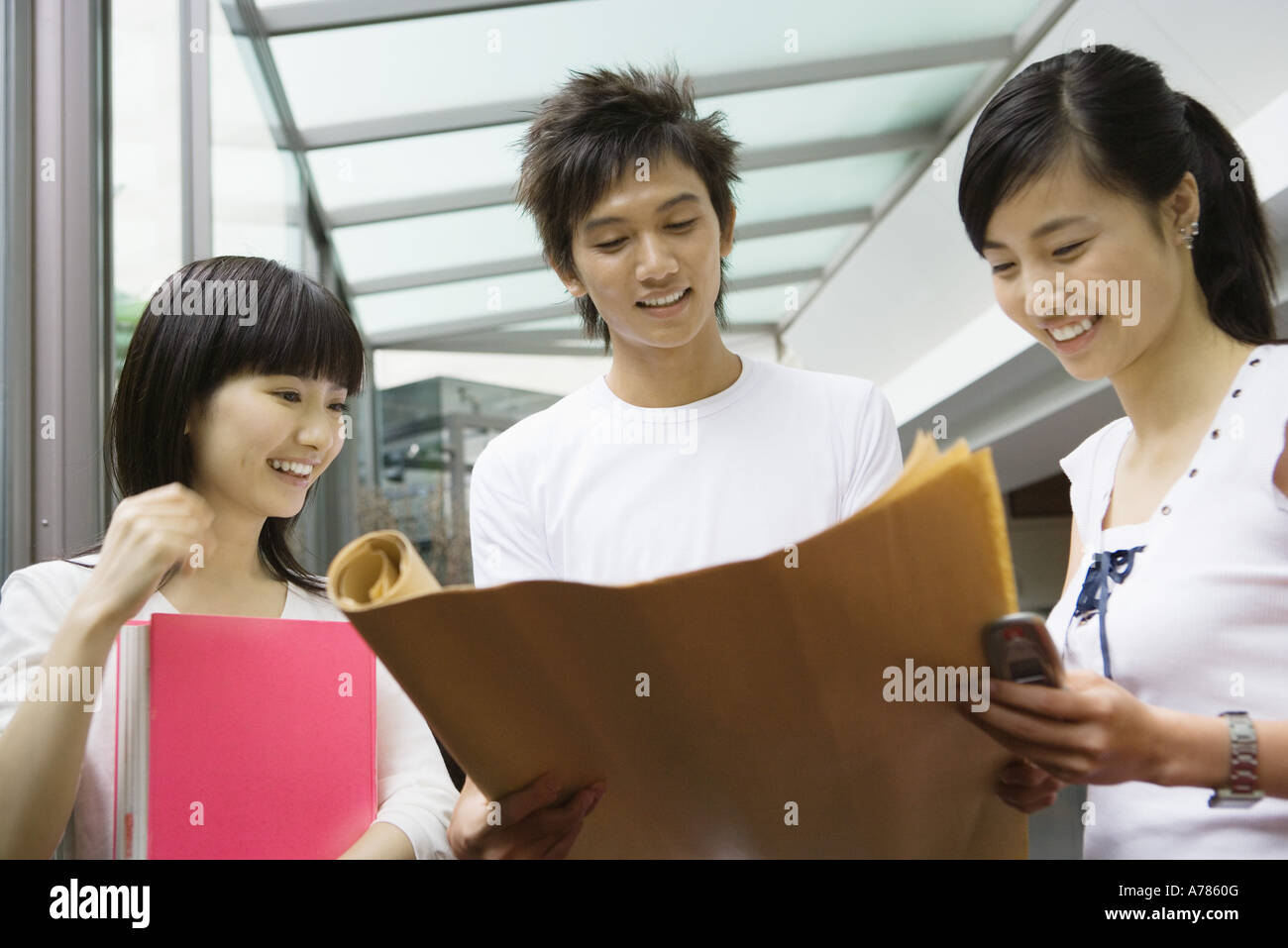 Unrolling the colour hi-res stock photography and images - Alamy