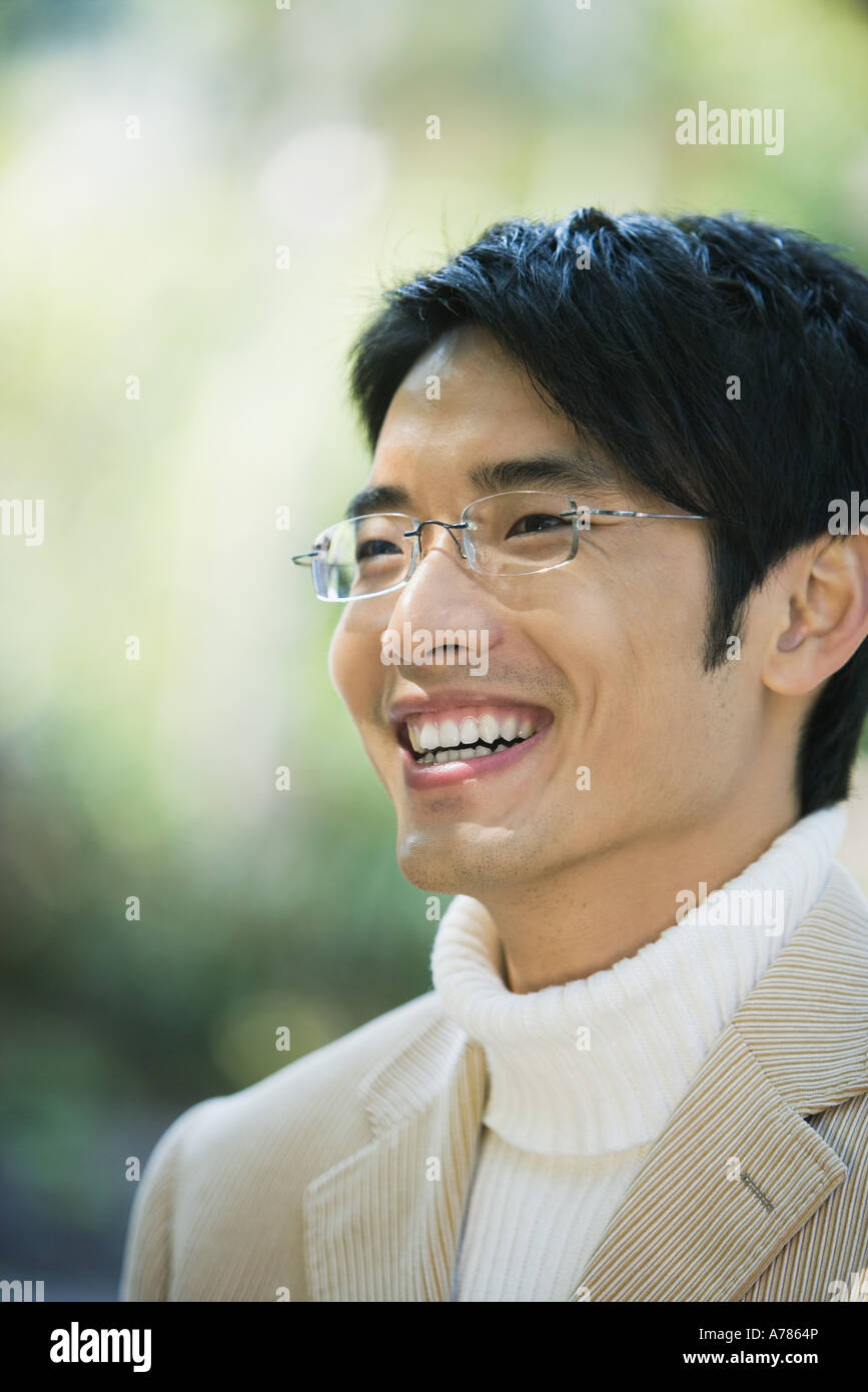 Man laughing, portrait Stock Photo - Alamy