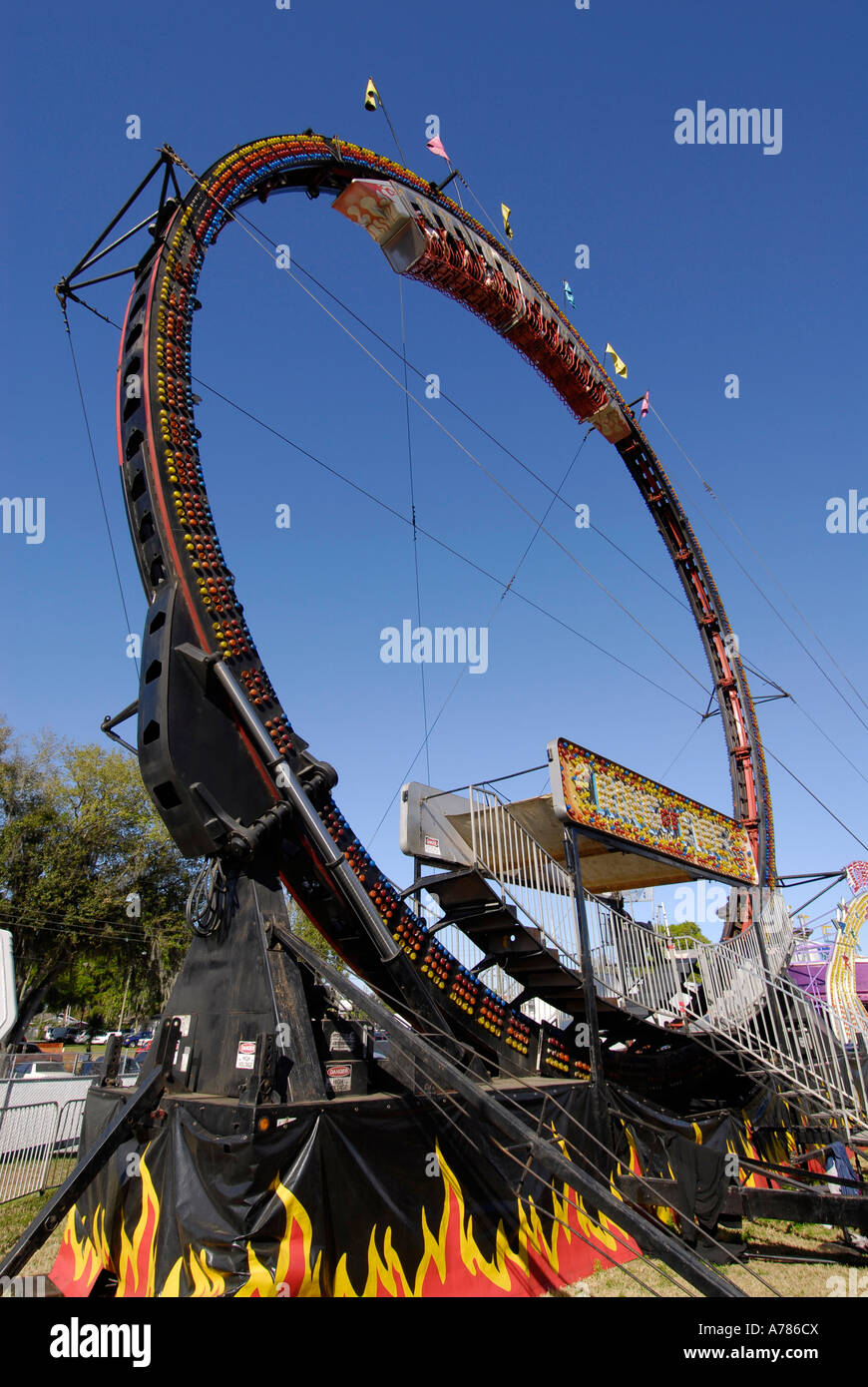 Carnival ride strawberry festival plant hi-res stock photography and ...