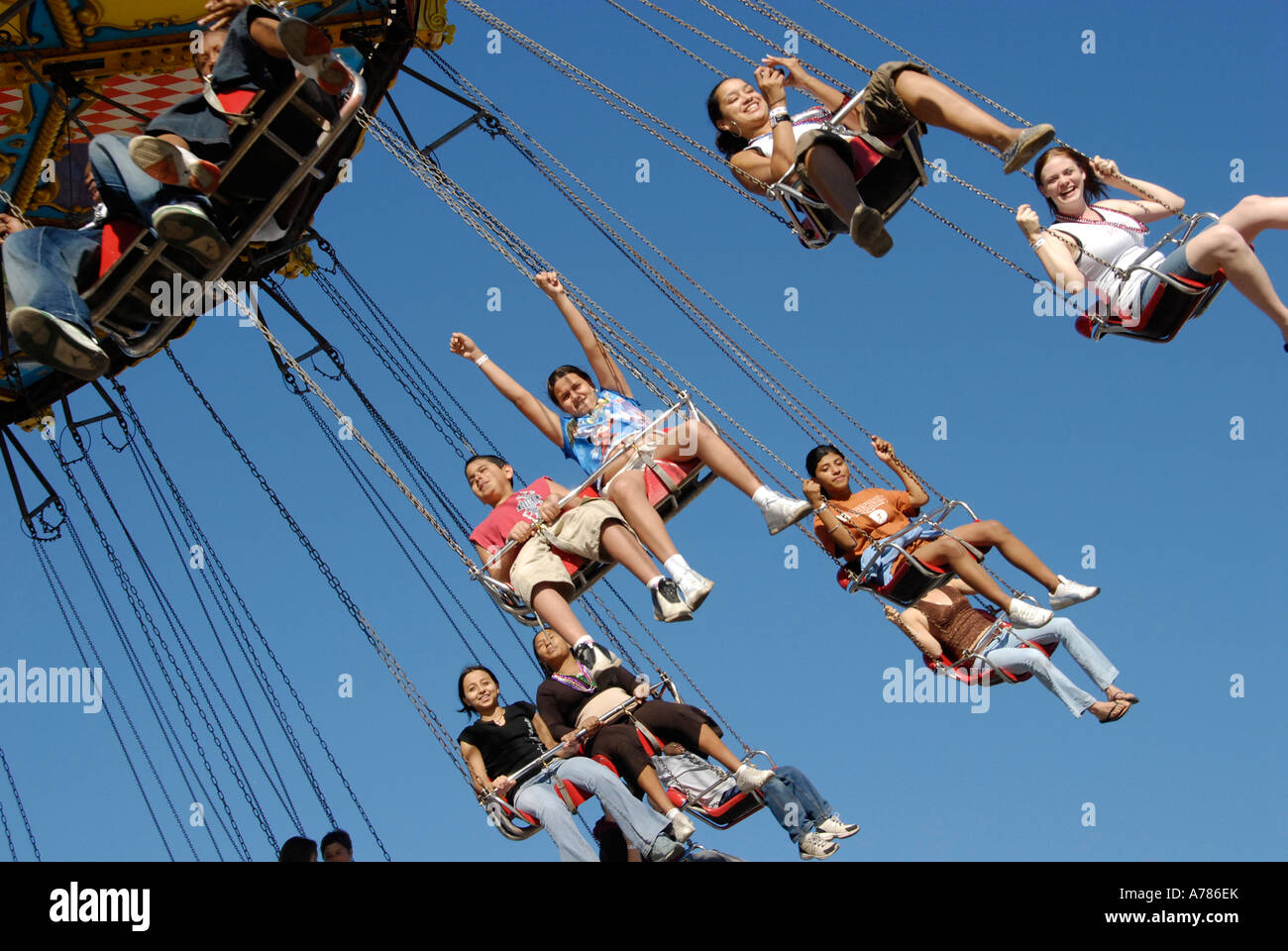 Carnival ride strawberry festival plant hi-res stock photography and ...
