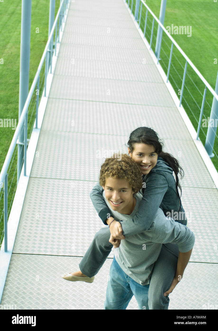 Boy railing sister two hi-res stock photography and images - Alamy