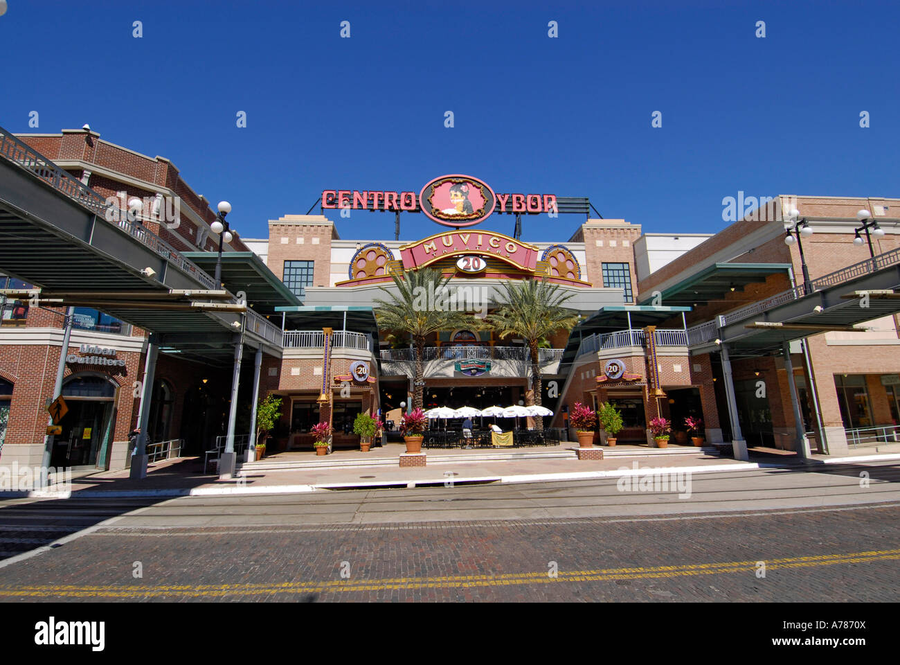 Ybor City Florida FL is a popular tourist Cuban American part of Tampa ...