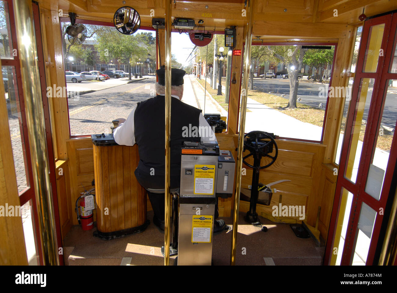 City tour trolley hi-res stock photography and images - Alamy