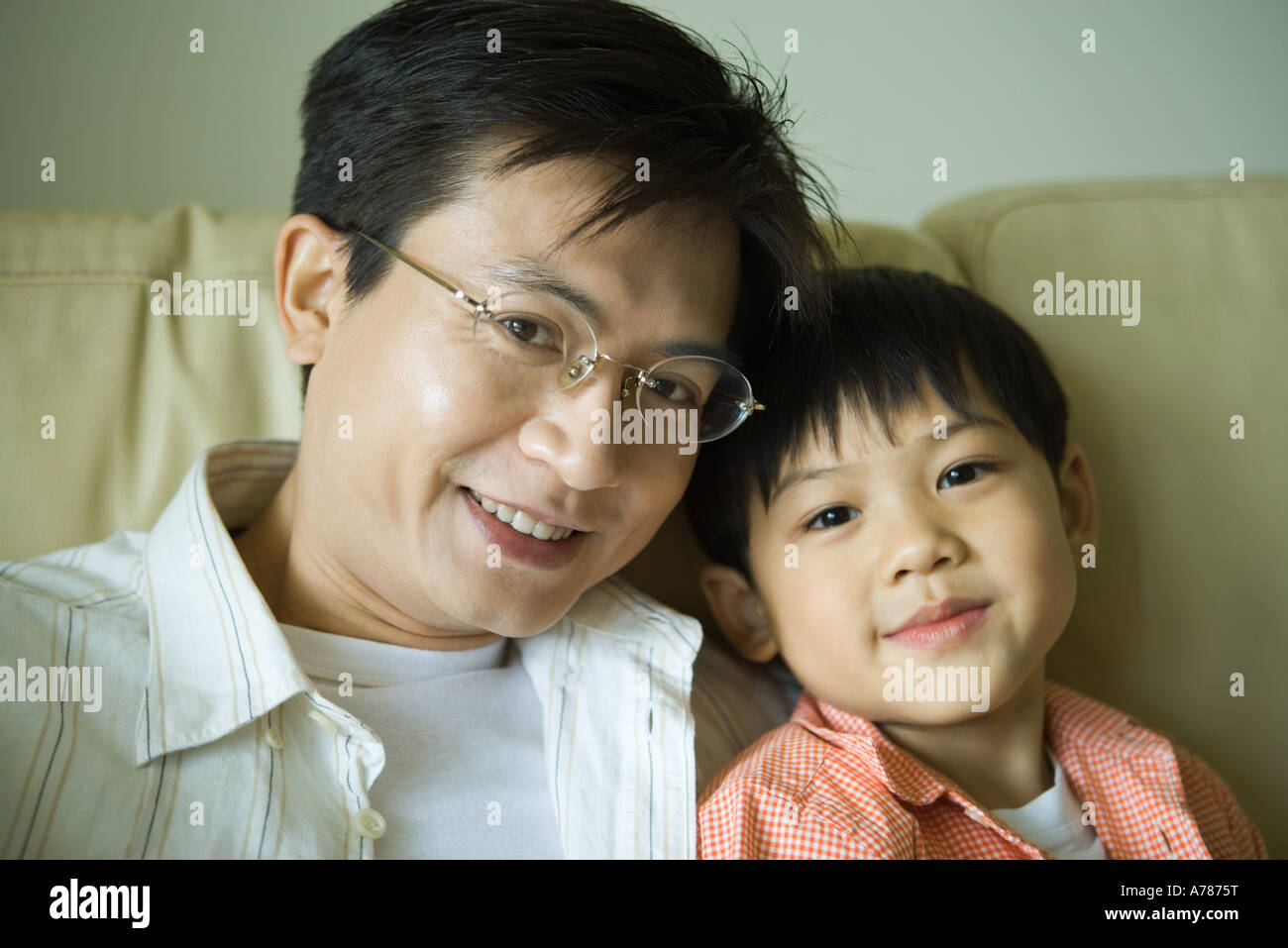 Father and son, portrait Stock Photo - Alamy