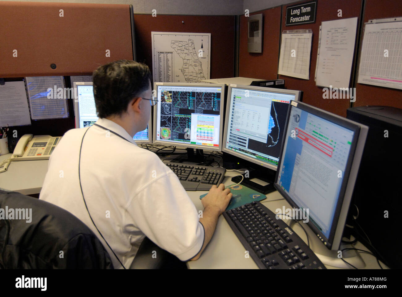 Doppler Radar Station Ruskin Florida Stock Photo - Alamy