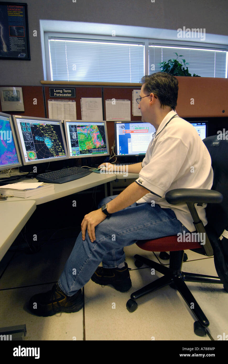 Doppler Radar Station Ruskin Florida Stock Photo - Alamy