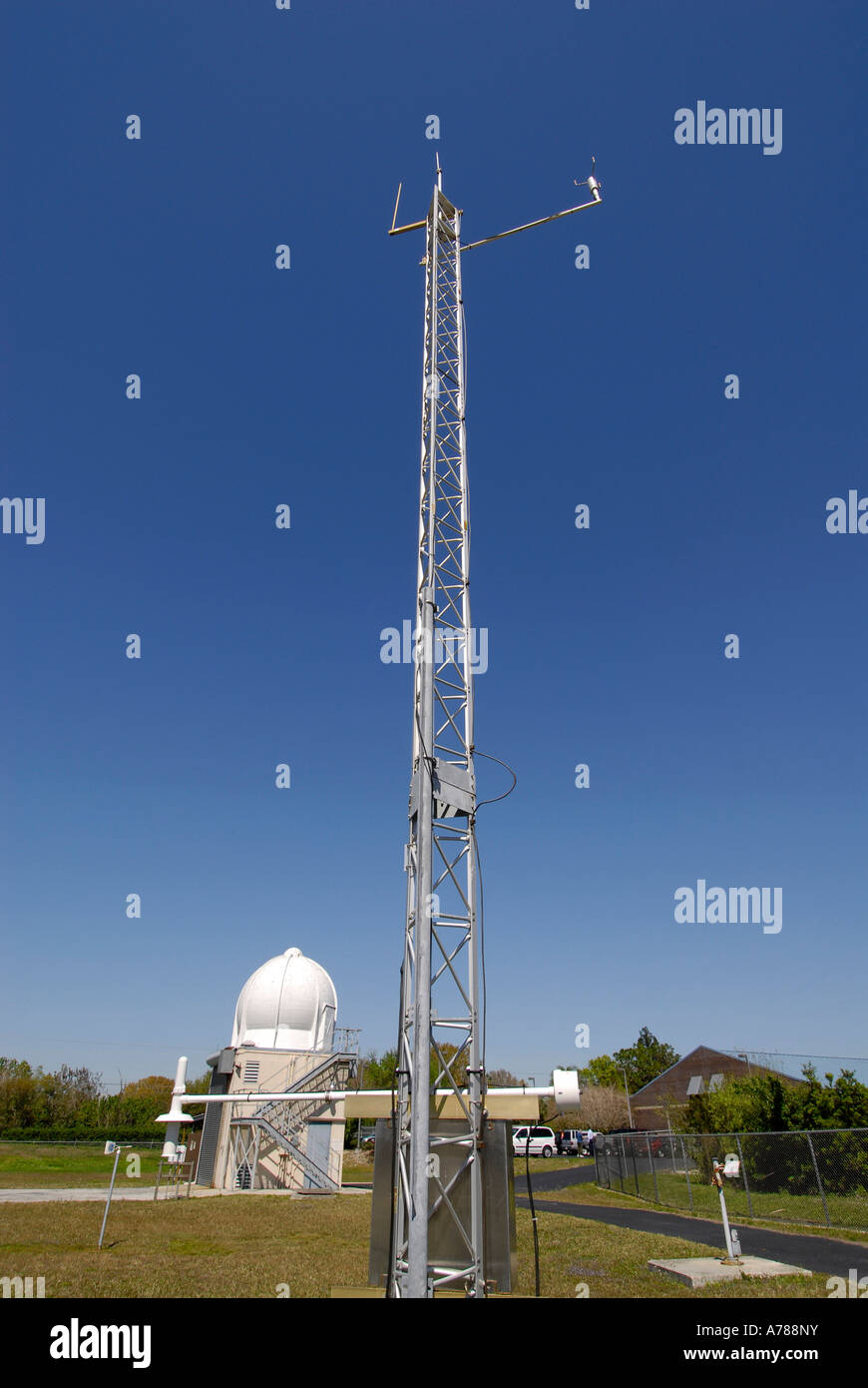 Doppler Radar Station Ruskin Florida Stock Photo - Alamy