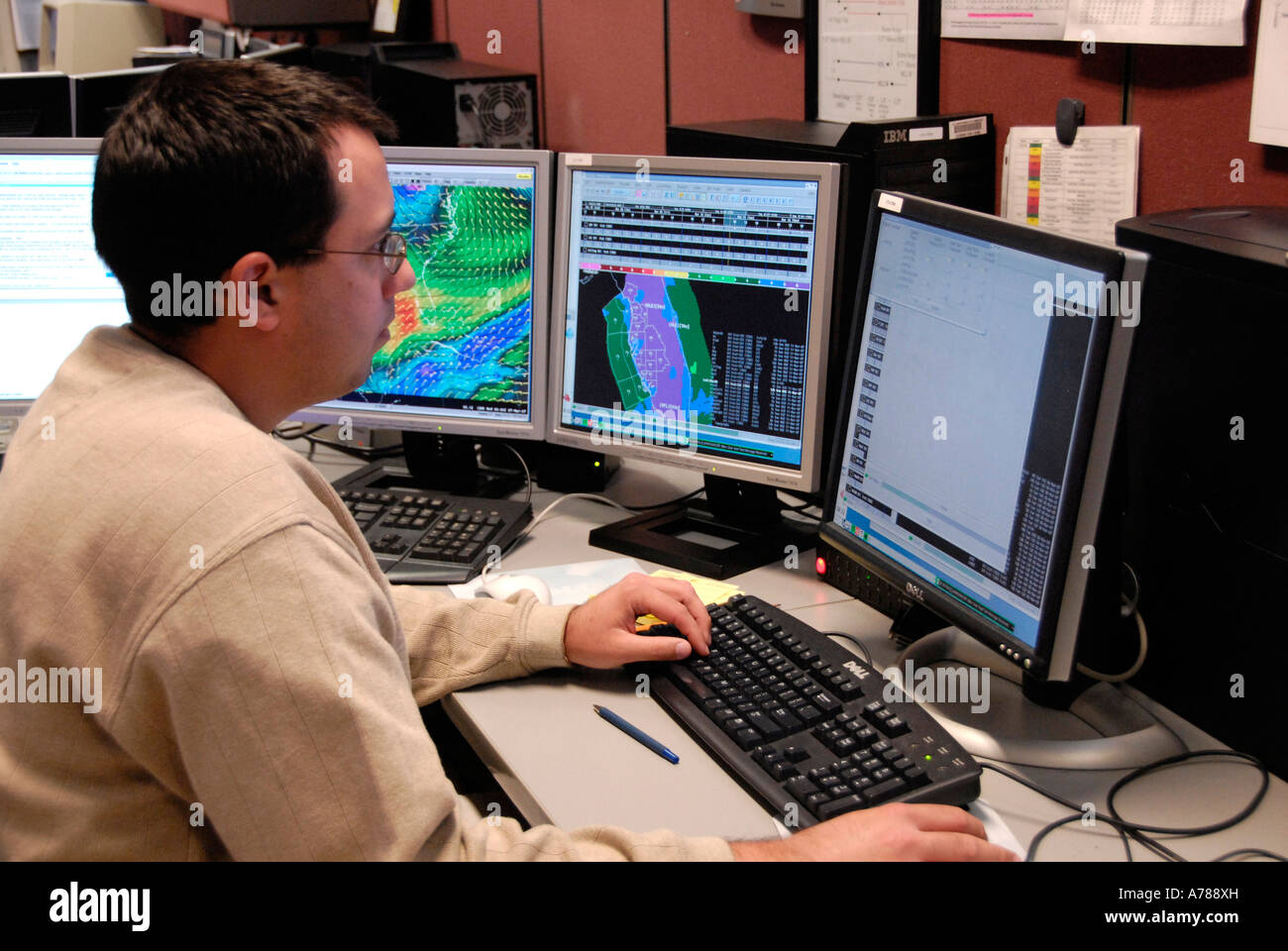 Doppler Radar Station Ruskin Florida Stock Photo - Alamy