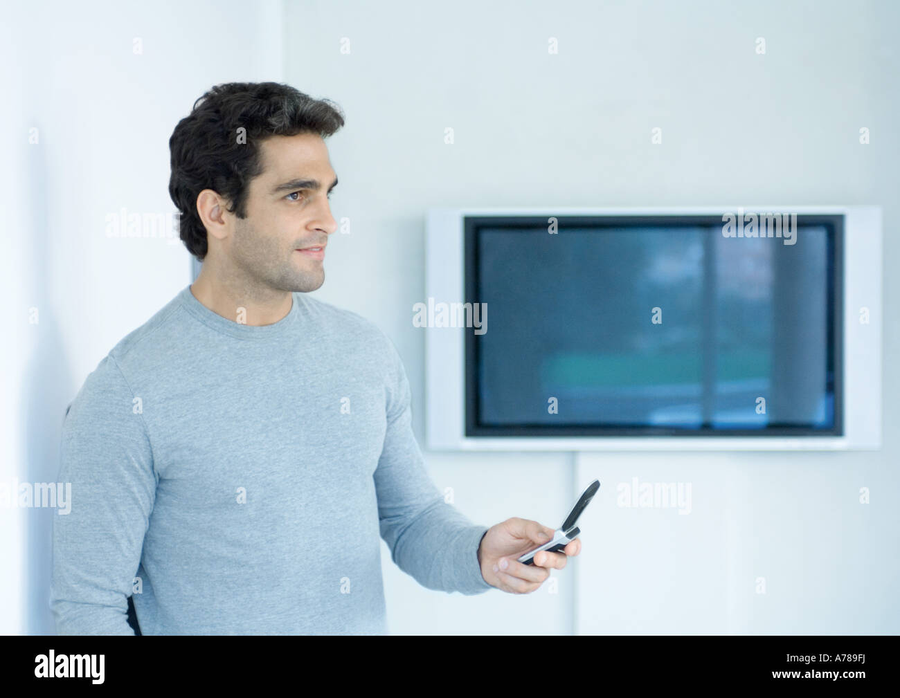 Widescreen tv close up hi-res stock photography and images - Alamy