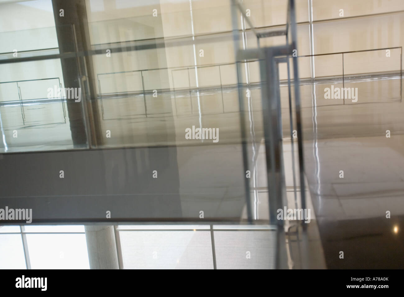 Architectural view of office building interior Stock Photo - Alamy