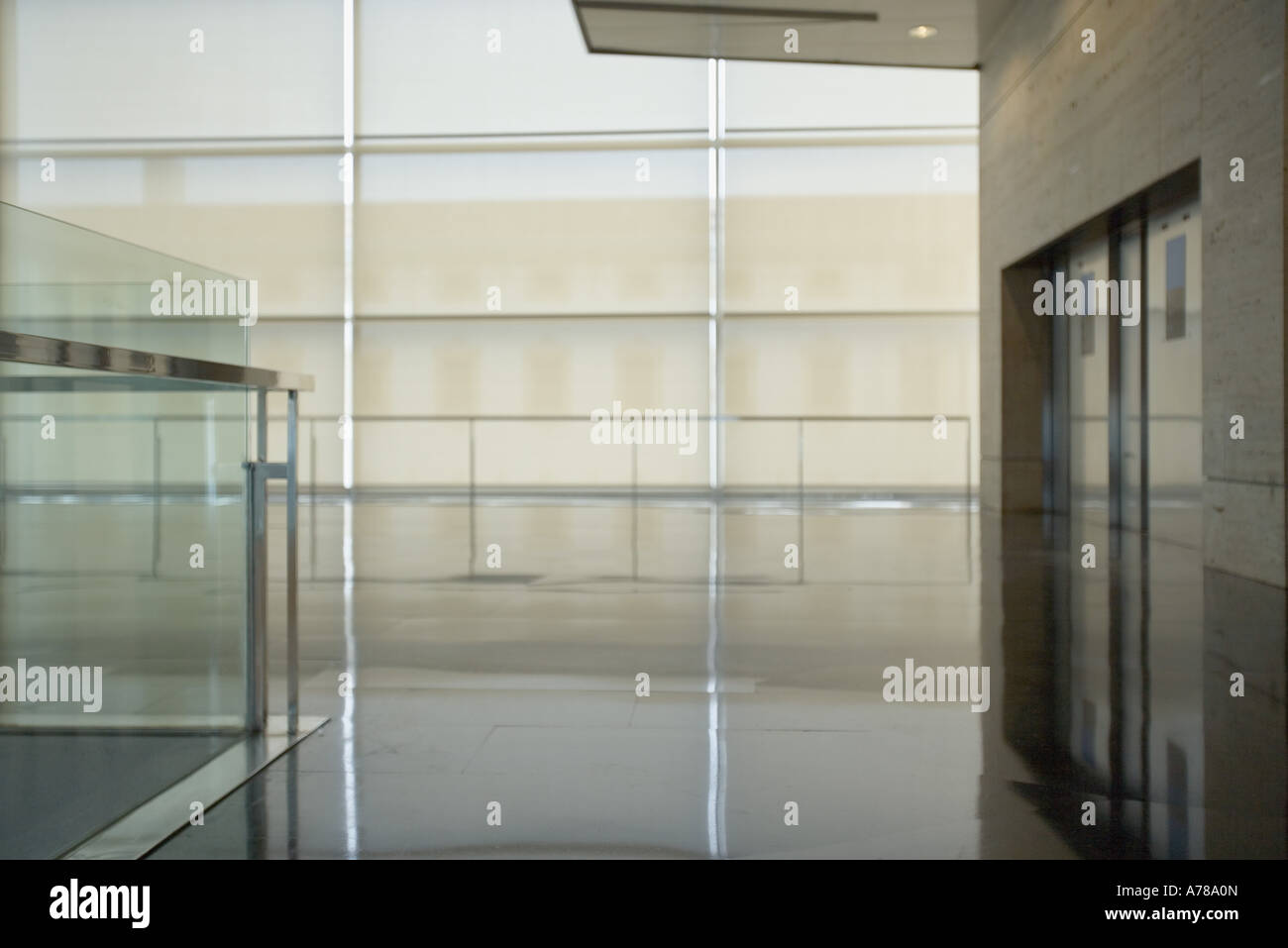 Architectural view of office building interior Stock Photo - Alamy